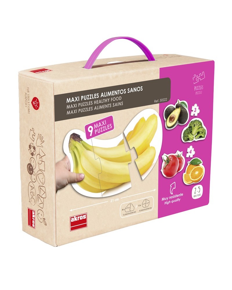 Maxi puzzles Aliments sains – Serpent à Lunettes