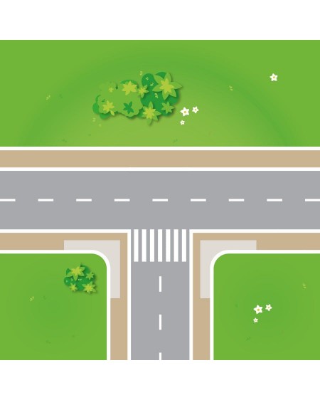 Dalle de jeu "Intersection en T"