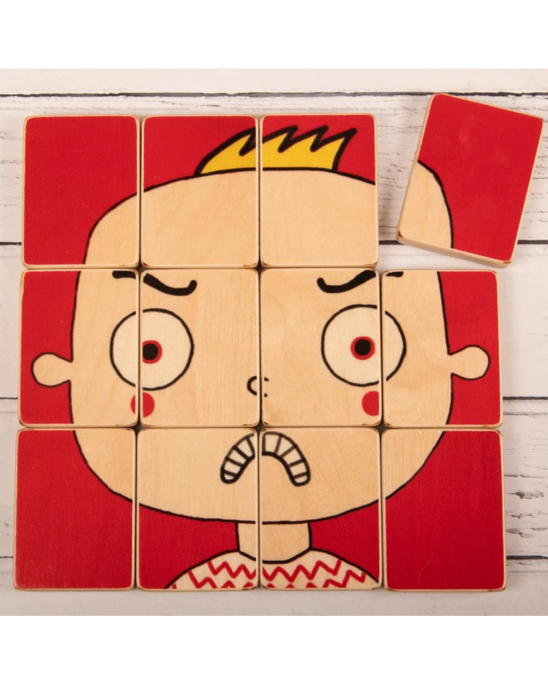 Puzzles des émotions 12 pièces Set n°4