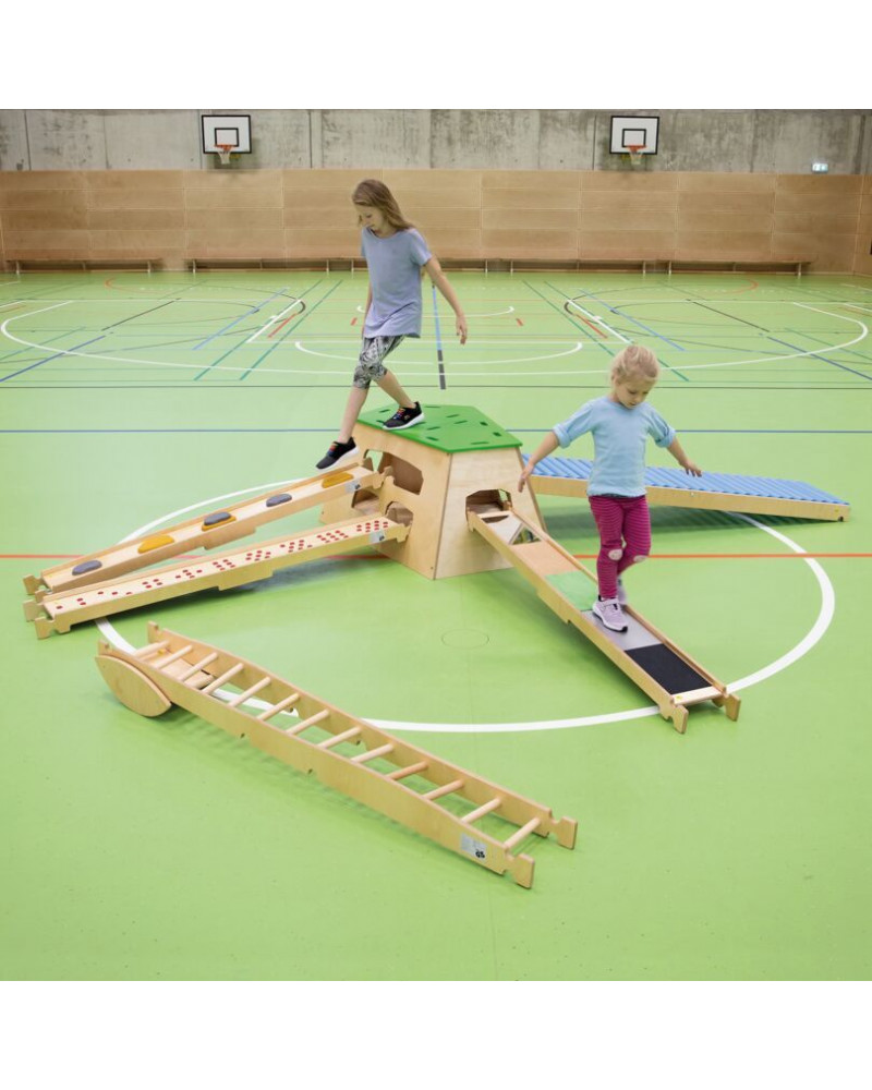 Parcours sensoriel et d'équilibre