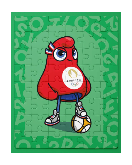 Puzzle 48 pièces Jeux olympiques Paris 2024 - Football