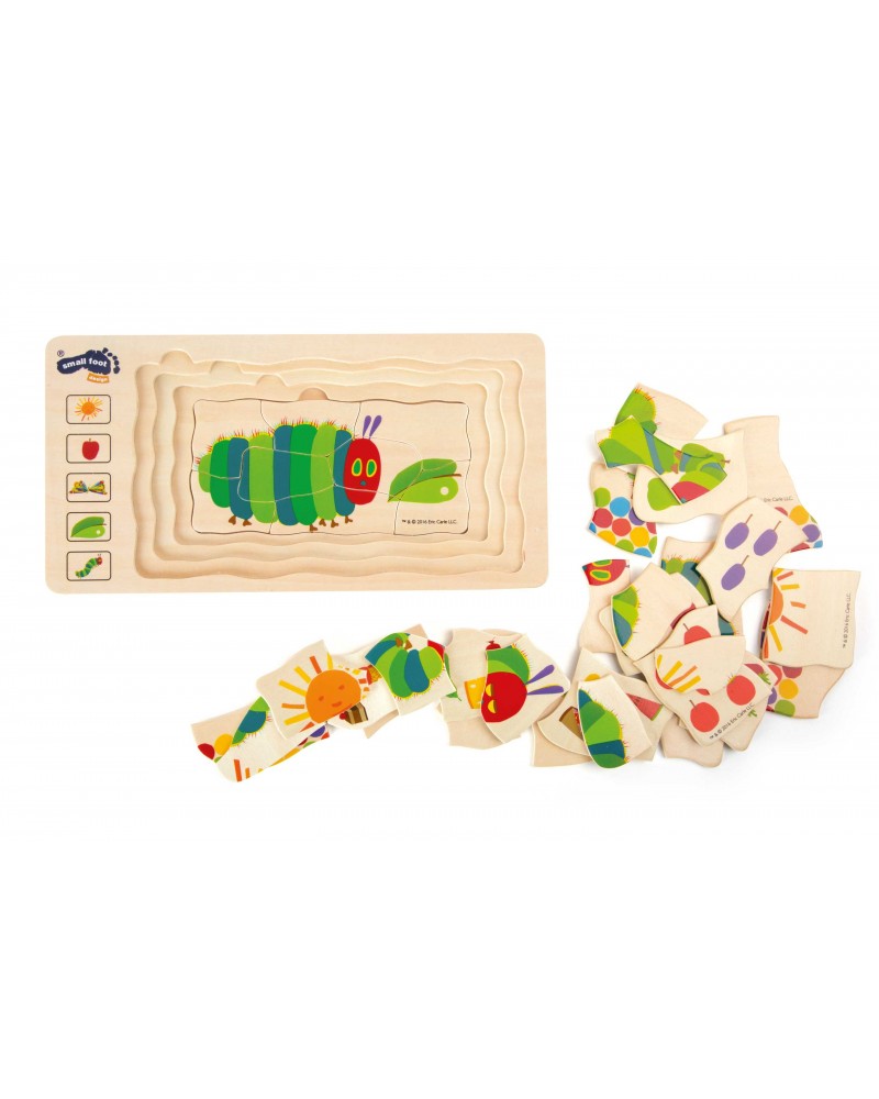 Puzzle à étages "La chenille qui fait des trous" – Serpent à Lunettes